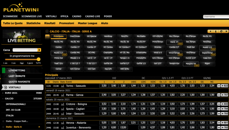 Planetwin365 Desktop - Versione Desktop di Planetwin365