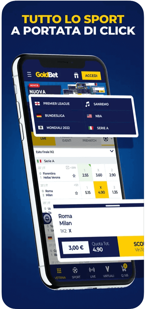 Quote Goldbet vincente Serie A 2025/26 - quote scudetto Goldbet